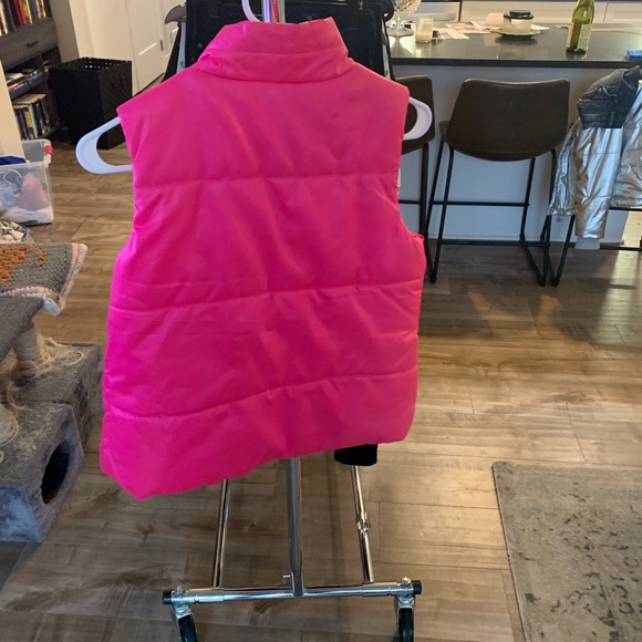 Justice | Jackets & Coats | Gently Used Justice Girls Vest In Hot Pink ...